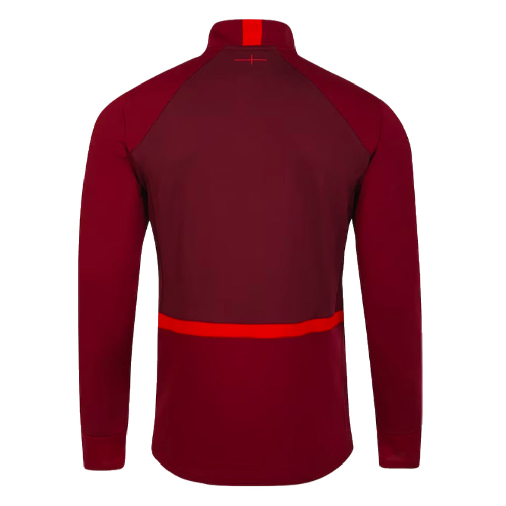 2023-2024 England Rugby Midlayer Top (Tibetan Red) – directrugby